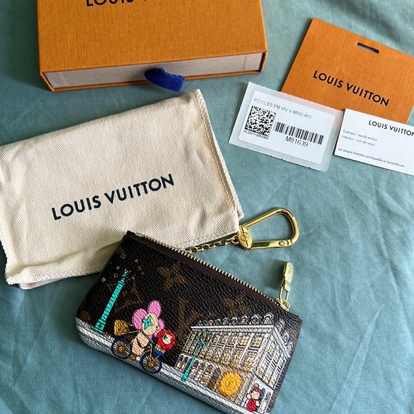 Louis Vuitton | Accessories | Louis Vuitton Key Cles Key Pouch ...